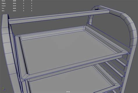 Tray Rack Trolley 3d Model Turbosquid 1982989