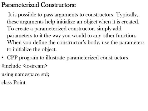 Ppt C Constructors And Destructors Presentation By Keerthi