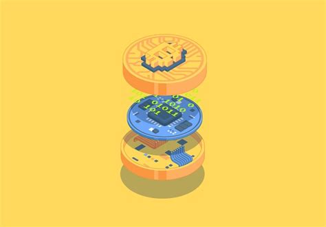 Premium Vector Bitcoin Icon Vector Symbol In Isometric Style