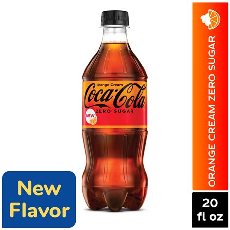 Coca Cola® Zero Sugar Orange Cream Soda Bottle 20 Fl Oz Smiths Food