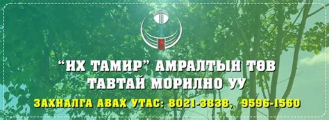 Их Тамир амралтын төв
