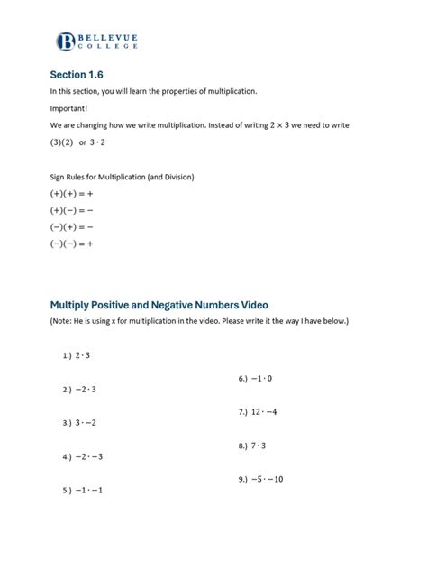Section 1 6 1 7 Pdf Multiplication Mathematical Objects