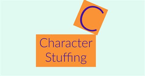 Character Stuffing In C Techno Bdb Tutorial For Information And