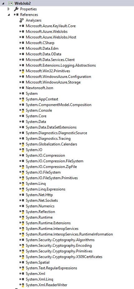 Lots Of Binding Redirect Warnings After Upgrading To 210 · Issue 1544 · Azureazure Webjobs