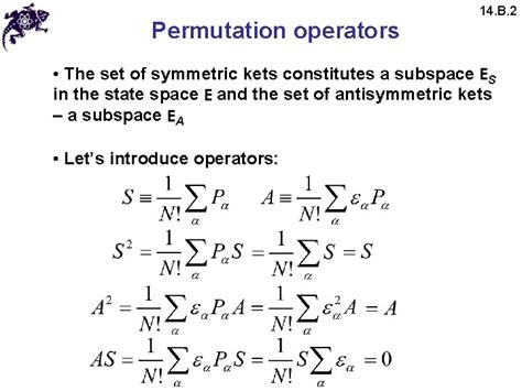 Chapter 14 Systems Of Identical Particles Identical Particles