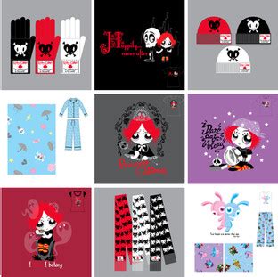 Ruby Gloom Apparel Design San Francisco Martin Hsu Design