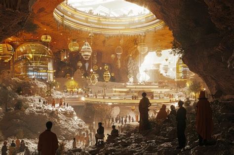 Premium Photo Subterranean World Featuring Diverse Interracial S