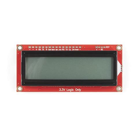 sparkfun 16x2 serlcd rgb backlight qwiic opencircuit