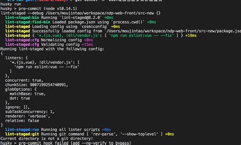 Error：current Directory Is Not A Git Directory