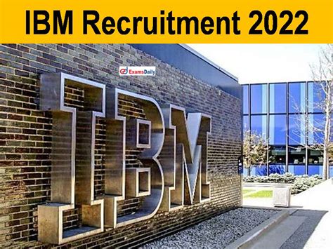 IBM Recruitment Out Bachelor S Degree Can Apply Check Details Here