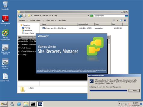 VMware SRM Primary Site Install