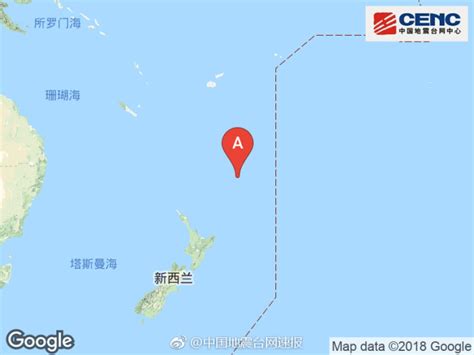 新西兰克马德克群岛附近发生6 2级左右地震 凤凰网