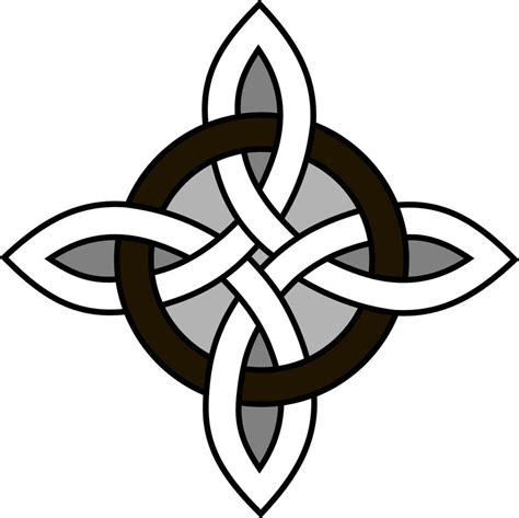 Medieval Celtic Knot Celtic Irish Knots Ornament Celtic Symbol Endless Knot Shape Vector