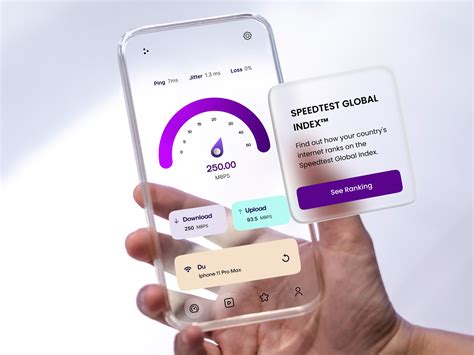 Speed Test Mobile App Design On Behance