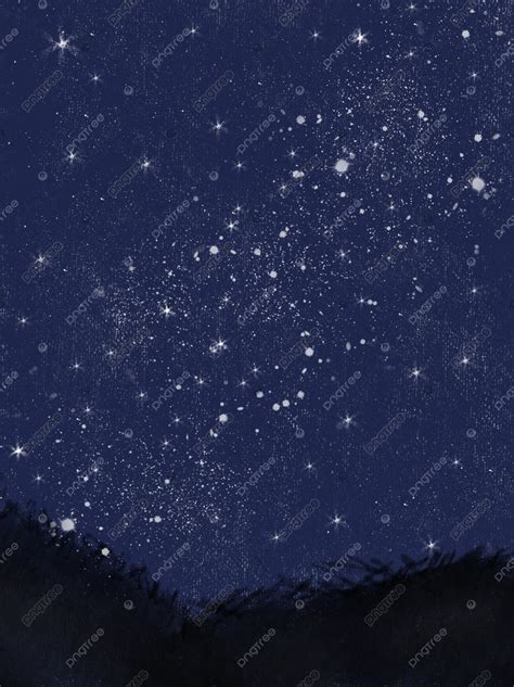 Original Starry Grass Bright Starry Sky Background Starry Sky Starry Sky Background Bright