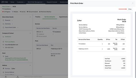 Zoho Fsm Common Record Operations