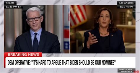Watch Anderson Cooper Fact Checks Kamala Harris Live On Cnn Drops