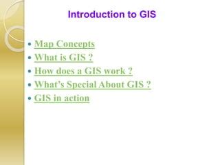 GIS Lecture 1 Ppt