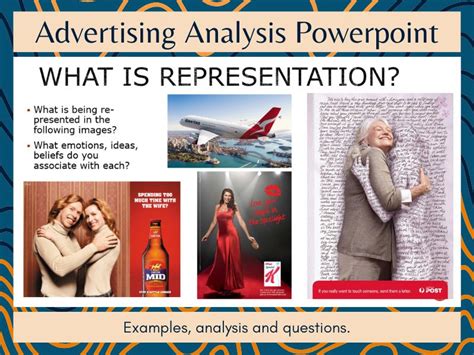 Advertising Analysis Powerpoint Teaching Resources