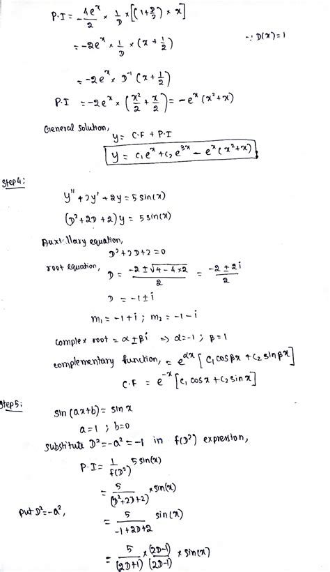 Solved Find The General Solution To The Differential Equation Course Hero