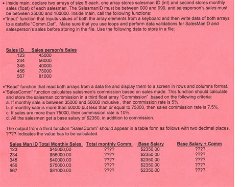 Solved Inside Main Declare Two Arrays Of Size 5 Each On