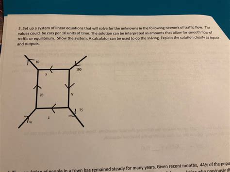 Solved Set Up A System Of Linear Equations That Will Chegg