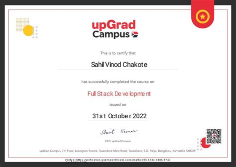 Sahil Chakote On Linkedin Hello Everyone I Am Glad To Share That I