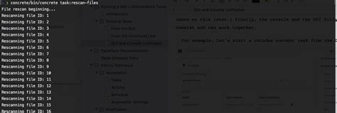 Running Tasks Concrete Cms