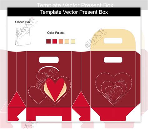 包装盒展开图图片素材 编号00765313 图行天下