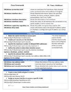 Master Cisco Networking Guide To All Cisco Commands PDF
