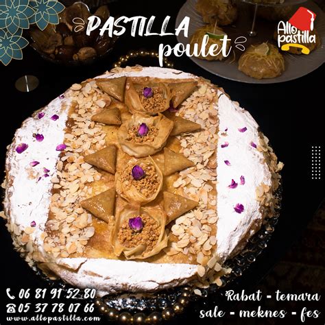 Pastilla Poulet 36cm 6 Personnes