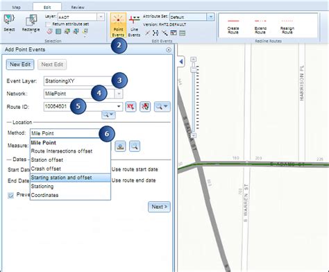 Adding Point Events By Station MeasuresEvent Editor For Roads And