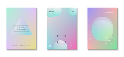 그라디언트 배경입니다 홀로그램 배너 미니멀한 디자인 사이버펑크 멤피스 포스터 홀로그램 포스터입니다 기하학적 현대 템플릿입니다 핑크 트라이앵글 세트 보라색 그라디언트 배경 0