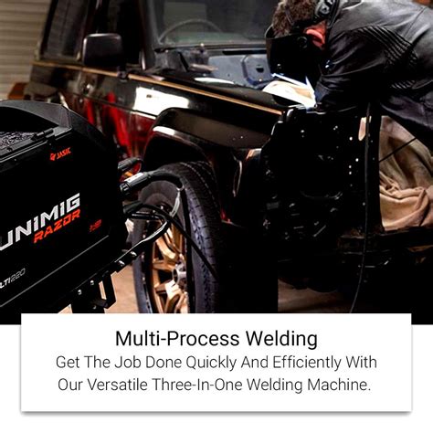 Unimig U11010k 240v Razor Compact 3 In 1 Multi 250 Migtigstick Welder