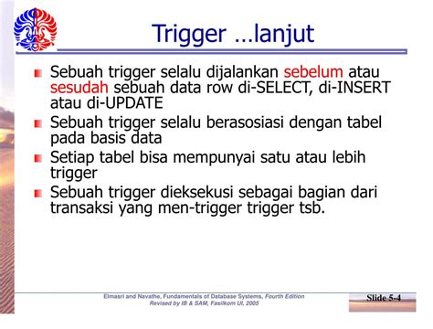 ppt triggers and stored procedure powerpoint presentation free