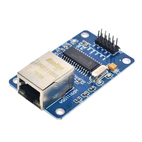 Enc28j60 Lan Ethernet Network Board Module 25mhz Crystal Avr 51 Lpc