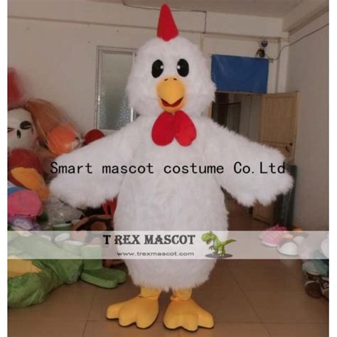 White Chicken Mascot Costume Adult Chicken Costume
