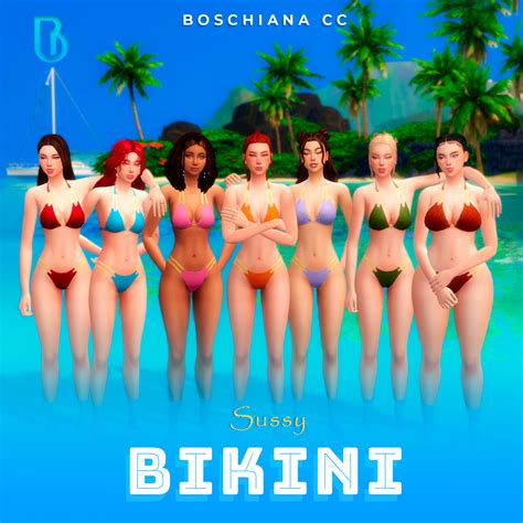 Sussy Bikini 👙 Version 2 The Sims 4 Create A Sim Curseforge