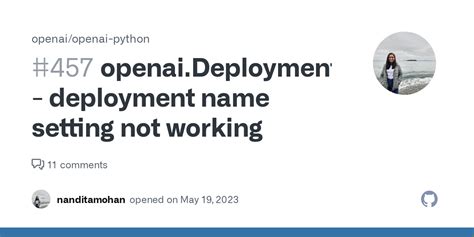 Openai Deployment Create Deployment Name Setting Not Working Issue Openai Openai