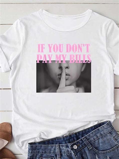 Badu Bg Дамска тениска Големи размери Свободно горнище за момичета Модерни модели с щампа с