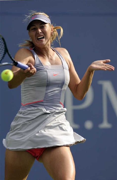 Famous Holiday Maria Sharapova Upskirt Moment In US Open