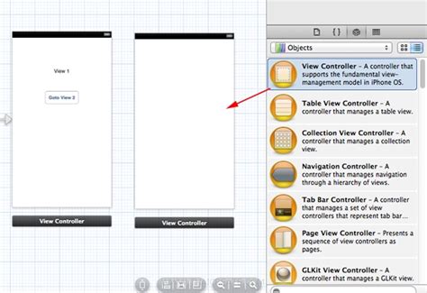 Iosiphone Storyboard Segue And Modal Action Segues Objective Ciphone