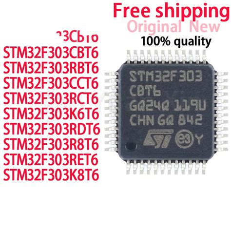 1piece 100 New STM32F303RET6 STM32F303R8T6 STM32F303RDT6 STM32F303K6T6