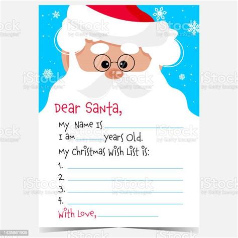 친애하는 산타 엽서가 메시지와 크리스마스 위시리스트로 작성하십시오 산타 클로스에 대한 스톡 벡터 아트 및 기타 이미지 산타 클로스 편지 문서 크리스마스 Istock