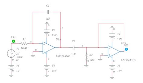Integrator Circuit Multisim Live