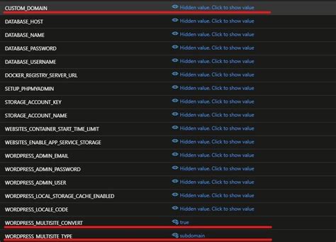 how to set up subdomain multisite in wordpress on app service