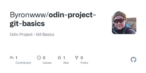 GitHub Byronwww Odin Project Git Basics Odin Project Git Basics
