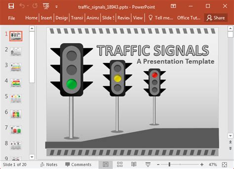 Powerpoint Stoplight Chart Template Ponasa