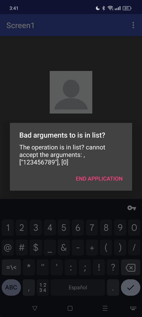 The Operation Is In List Cannot Accept The Arguments 0 Bugs And Other Issues