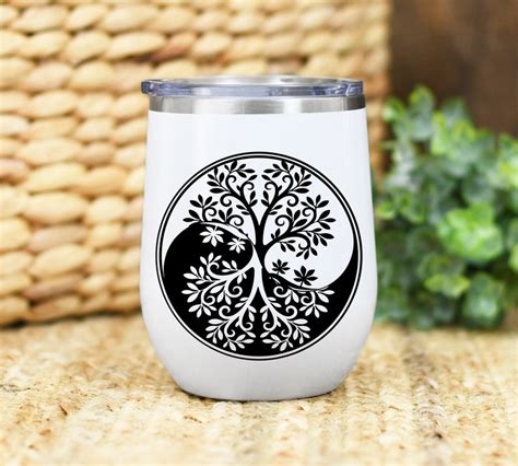 Yin And Yang Tree Of Life SVG Tree Of Life SVG Yin And Etsy